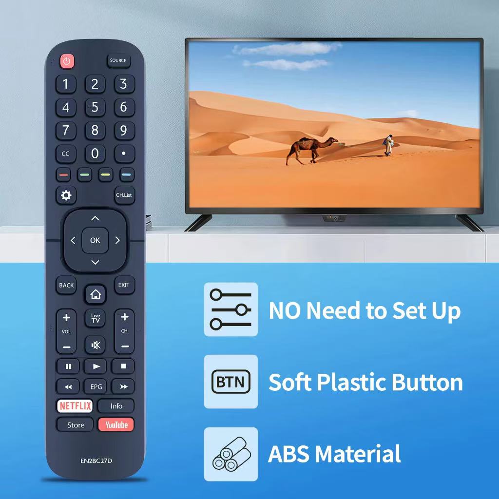 Universal Remote for TV Hisense DEVANT LCD EN2BC27D/32LTV900/55LTV800 ...