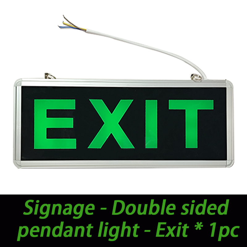 Exit LED Light Sign Office Construction Restaurant Shop Store Building ...