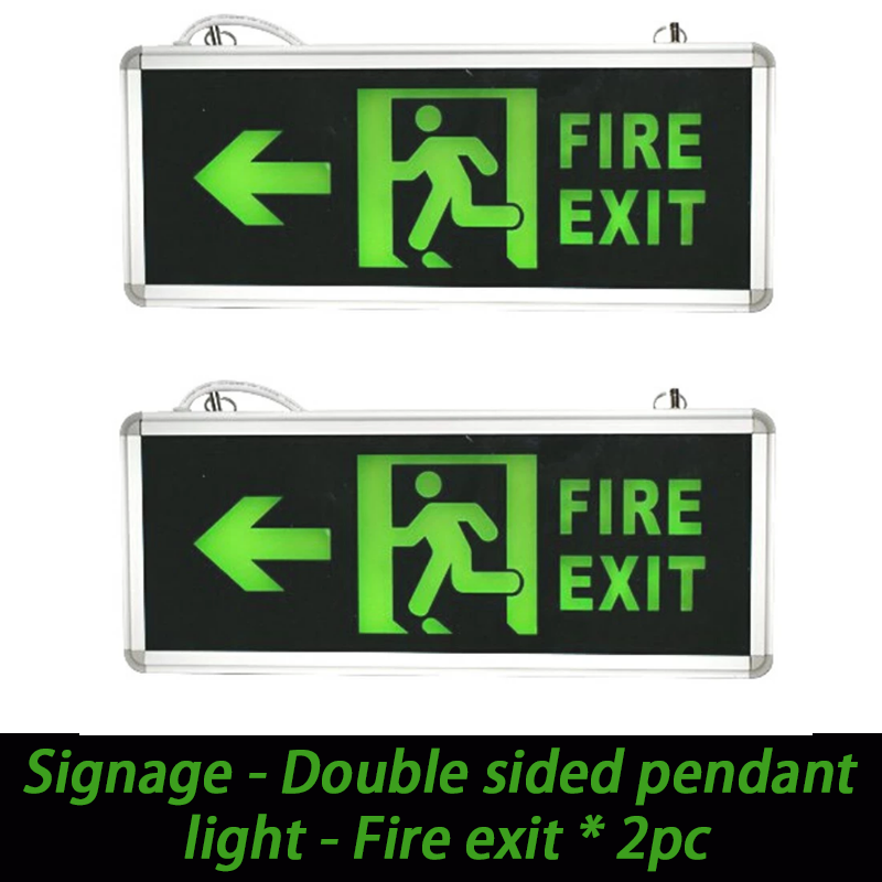 Exit LED Light Sign Office Construction Restaurant Shop Store Building ...