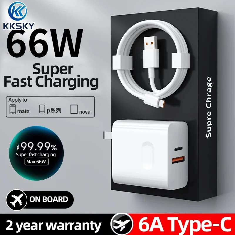 KKSKY Original Type C Charger Set 66W Super Fast USB-Type C micro Fast ...