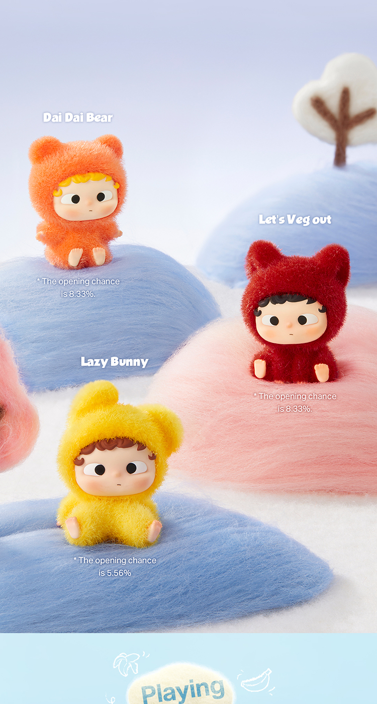 Heyone Ozai-Furry Animals Shelter Series Furry Mini Beans Figure Blind ...