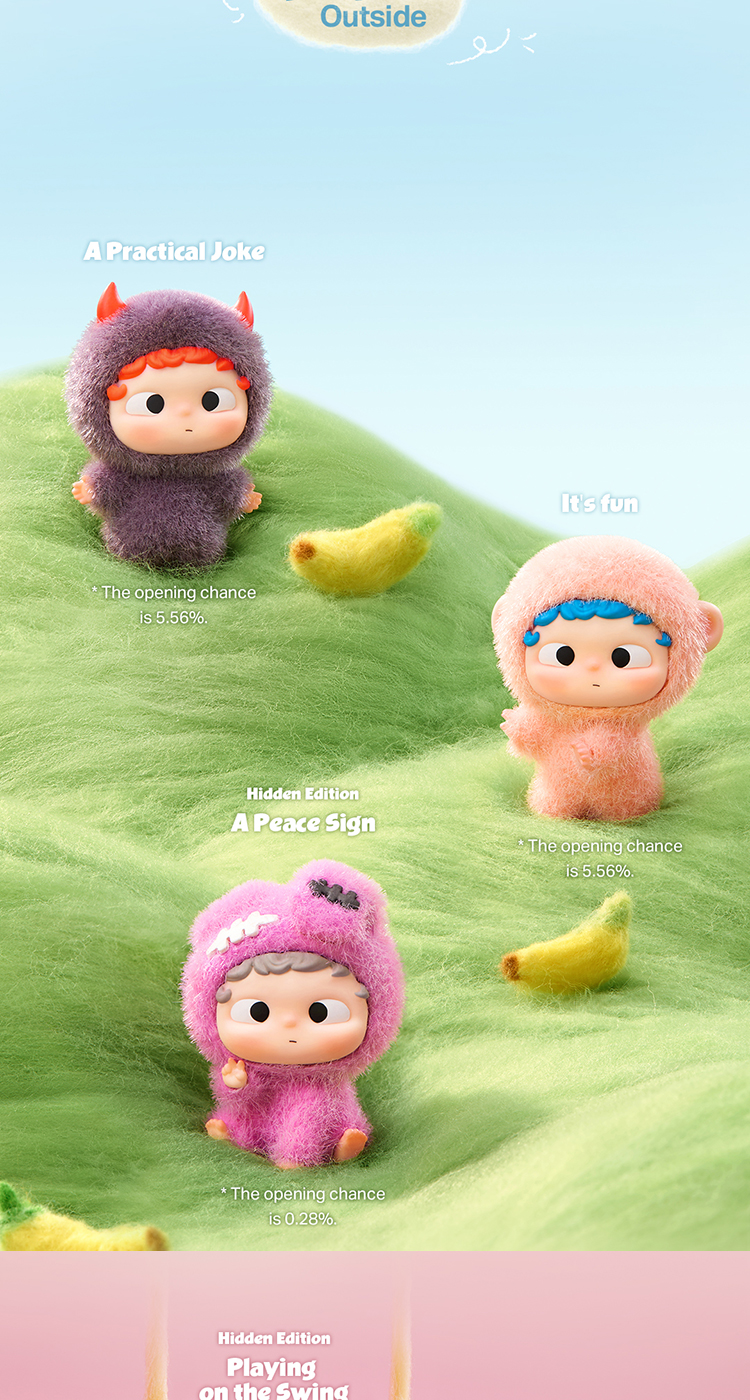 Heyone Ozai-Furry Animals Shelter Series Furry Mini Beans Figure Blind ...