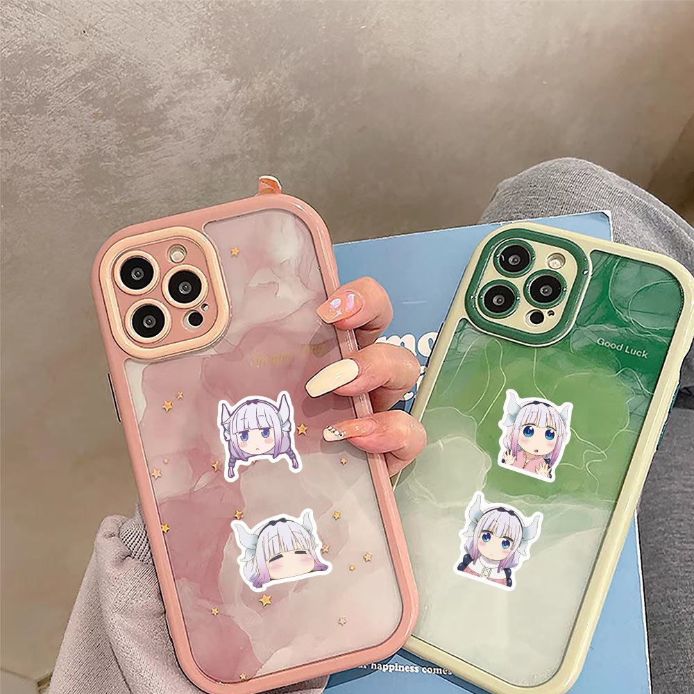 60PCS Cute Anime Kanna Kamui Kobayashi's Dragon Maid Stickers ...