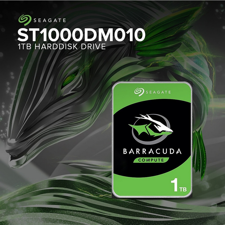 Seagate Barracuda 2TB | 1TB Desktop HDD 3.5" 7200RPM SATA Internal Hard ...
