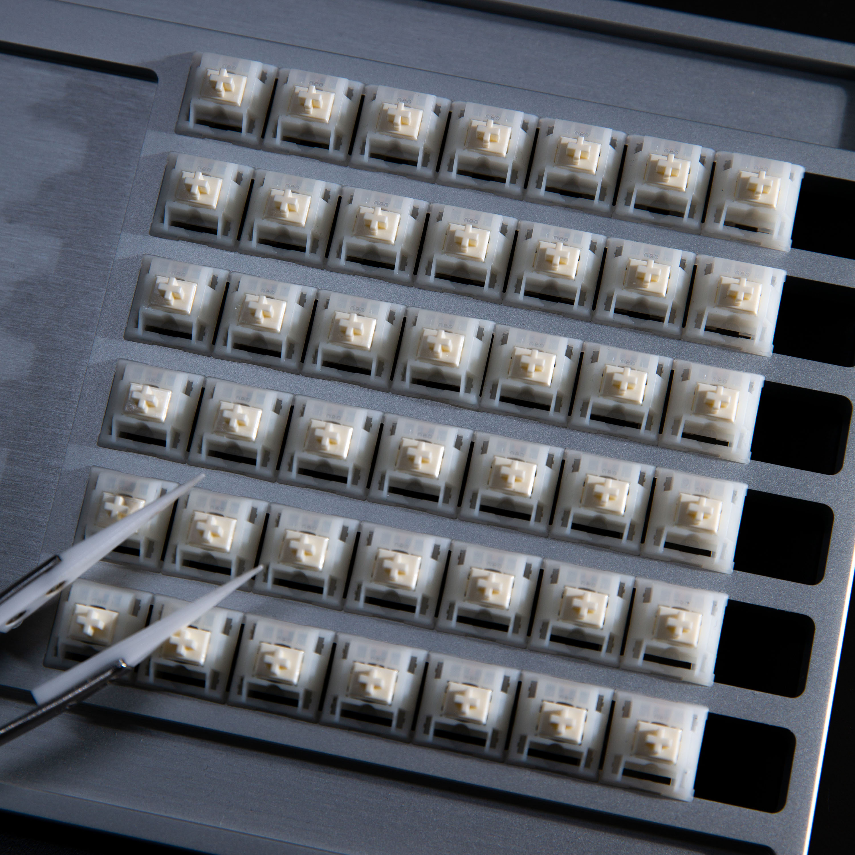 Keygeek Neo Studio Oat Linear Switch Made By JJK Prelubed Switches 38gf ...