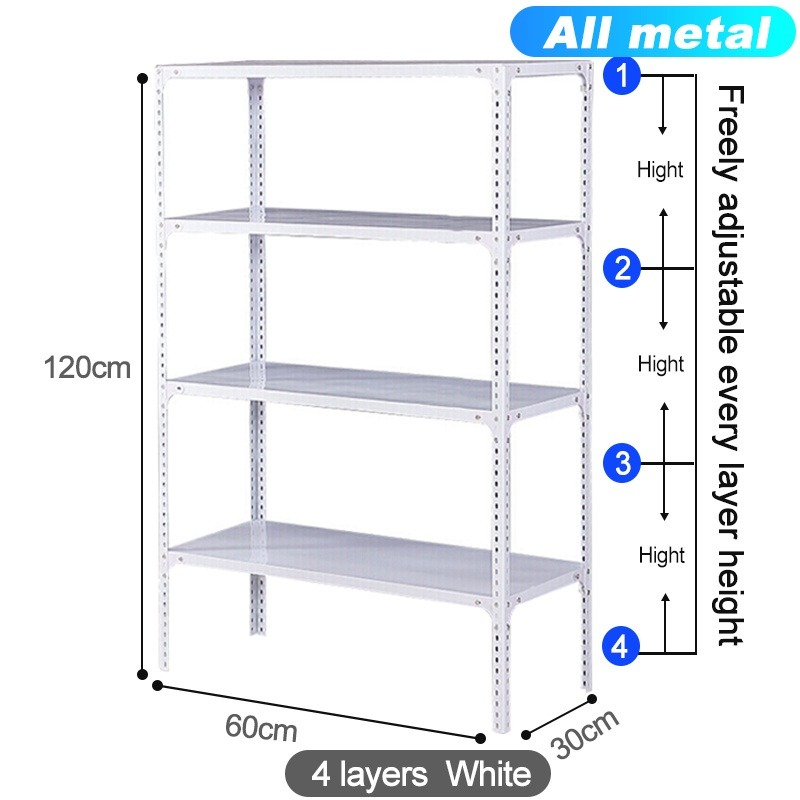 5 Tiers 4 Tiers Steel Shelf Layer Shelving Storage Shelf Metal Shelf ...