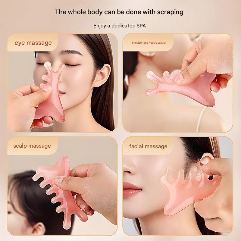 [NEW] Face Slimming Tool Facial Massager Gua Sha for Face Neck Jaw Ear ...