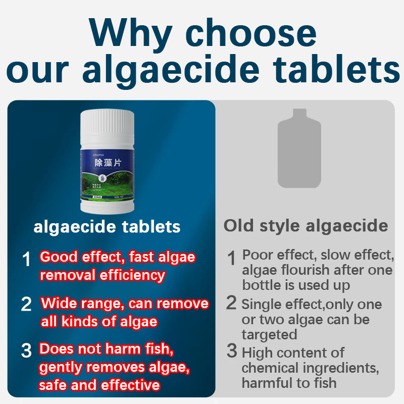 Algae Remover For Aquarium 150 Tablets Aquarium Cleaner Algae Remover ...