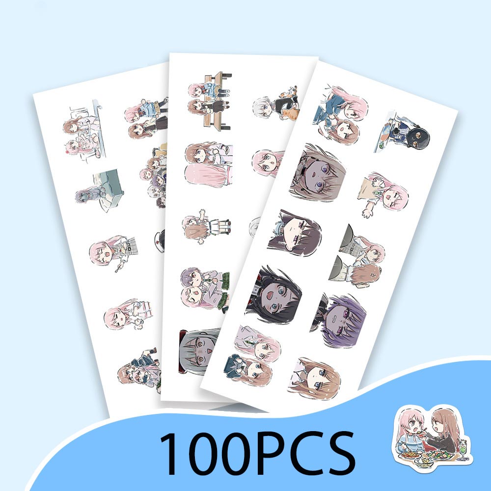 100PCS Cute Anime BanG Dream It's MyGO Stickers PVC Waterproof Decals ...