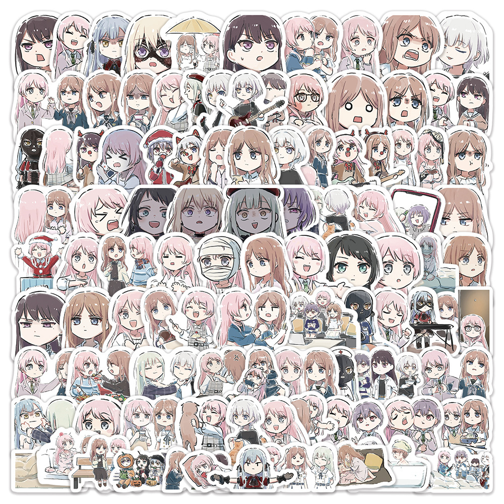 100PCS Cute Anime BanG Dream It's MyGO Stickers PVC Waterproof Decals ...