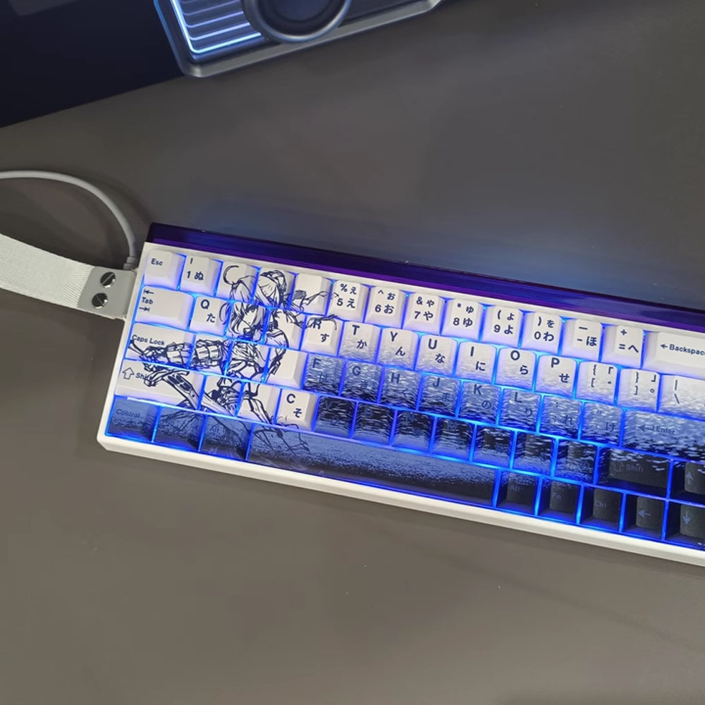 Saber Keycaps Cherry Profile PBT Five-sided Dye Sublimation Japanese ...