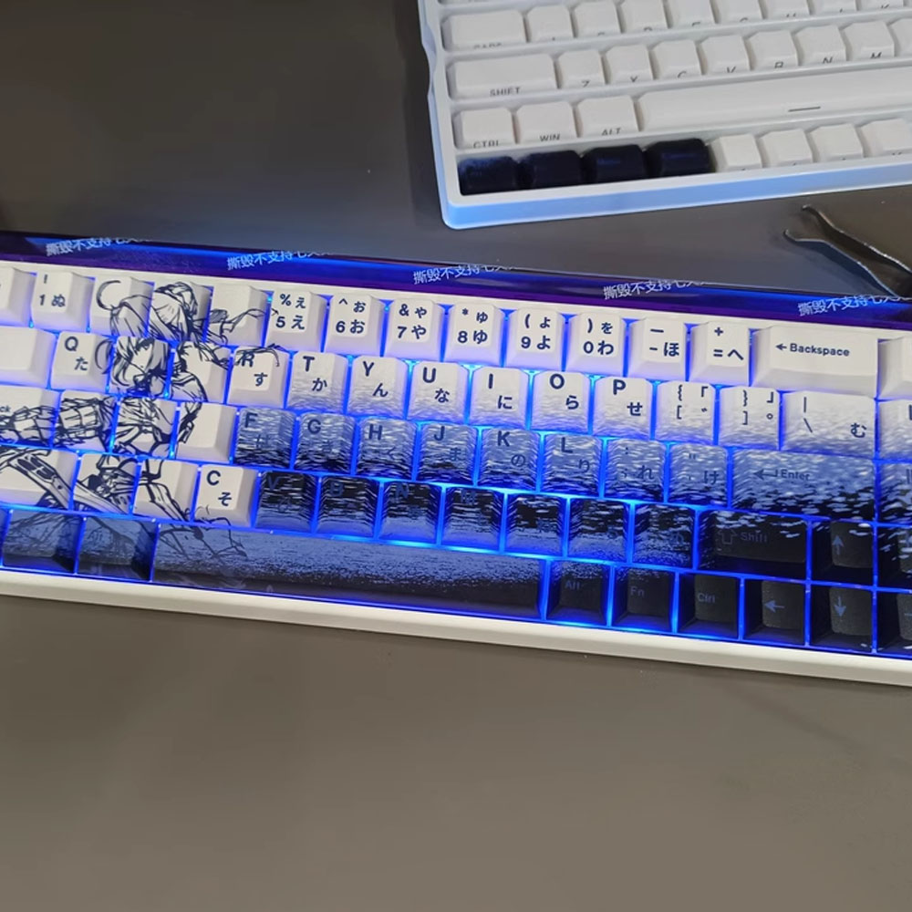 Saber Keycaps Cherry Profile PBT Five-sided Dye Sublimation Japanese ...