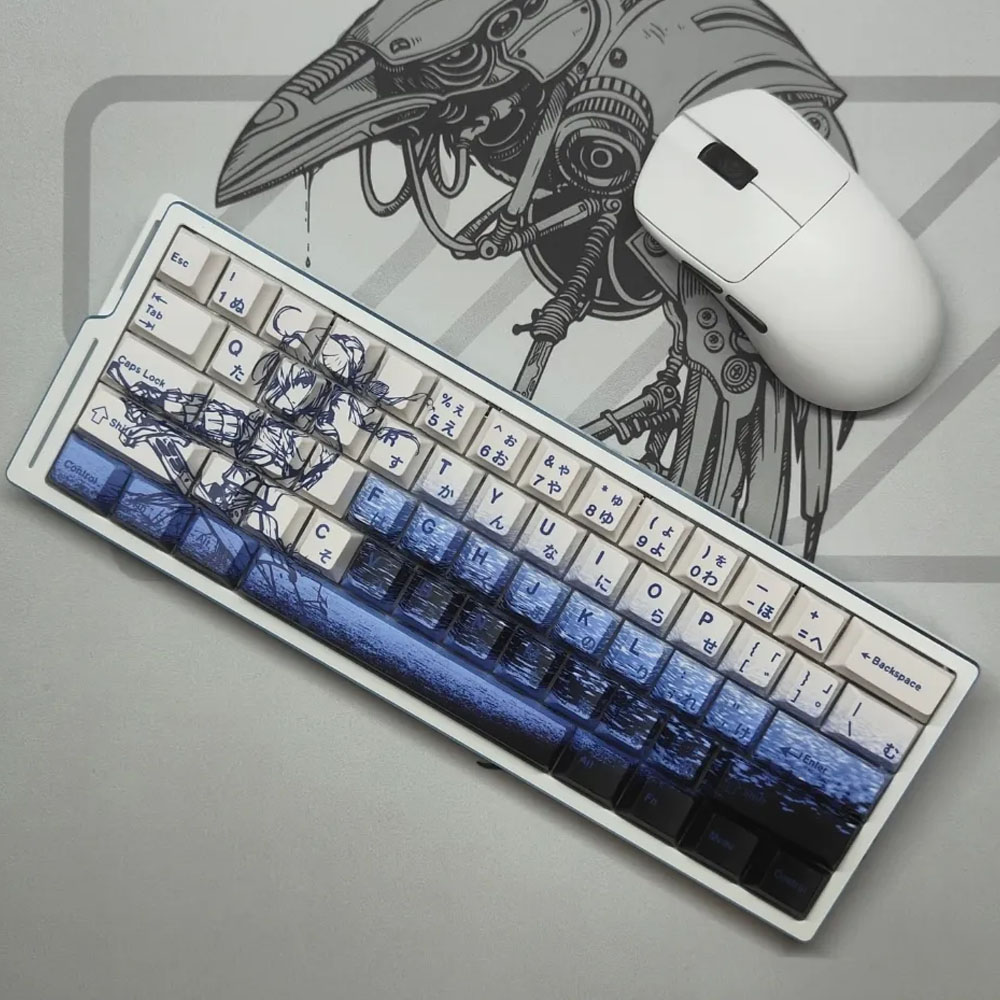 Saber Keycaps Cherry Profile PBT Five-sided Dye Sublimation Japanese ...