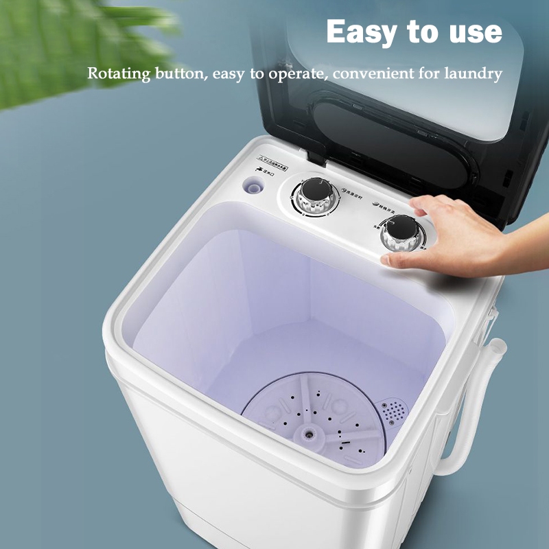 HOMEFUN 9KG Automatic Washing Machine Baby Special Mini Dehydration ...