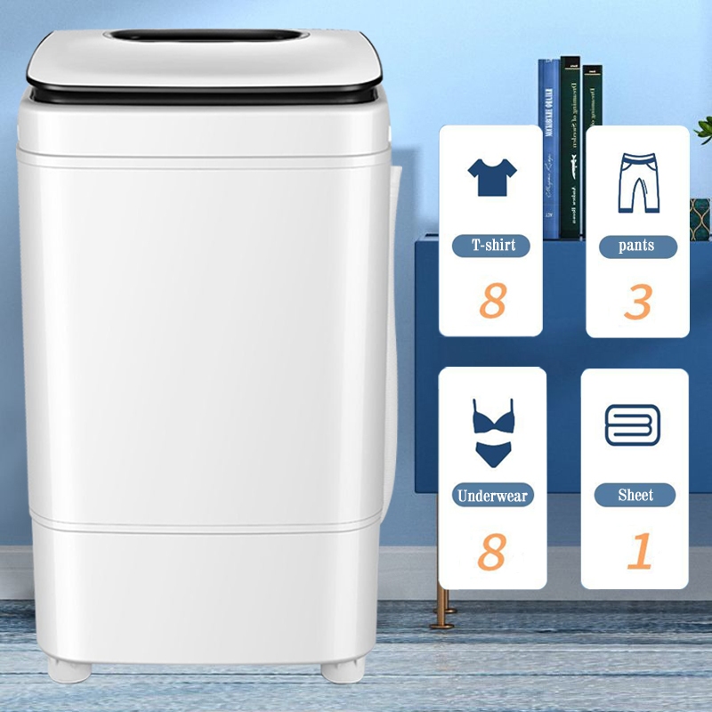 HOMEFUN 9KG Automatic Washing Machine Baby Special Mini Dehydration ...