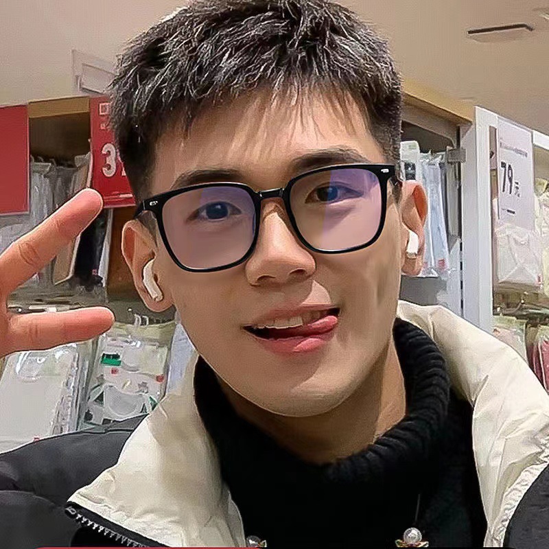 Unisex Metal Frame Glasses Anti Blue Light Replaceable Lens Radiation ...