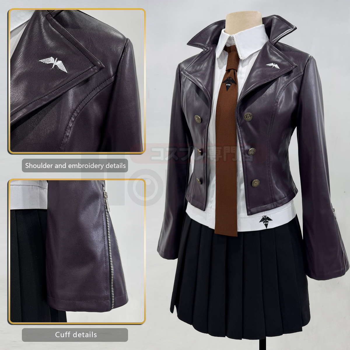 HOLOUN Anime Danganronpa Kirigiri Kyoko Cosplay Costume Trigger Happ ...