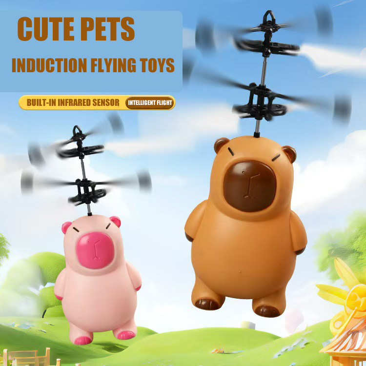 Flying Capybara Flying Kuromi Flying Dinosaur Induction Flying Toy Boy ...