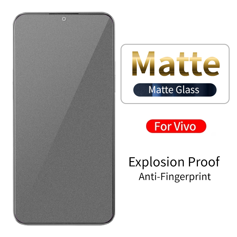 Matte Tempered glass For VIVO Y17 Y18 Y19 Y19s Y20s Y11 Y02 Y02S Y03 Y03T Y12S Y12A Y15S Y15A ...