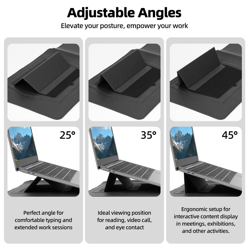 GOOJODOQ Multipurpose Laptop Bag 13.3/14/15/16 inch With Adjustable ...