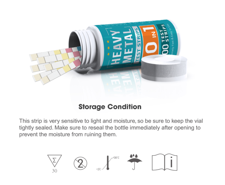 100spcs Heavy Metal Test Kit | 10 in 1 Testing Water for Metals | Water ...