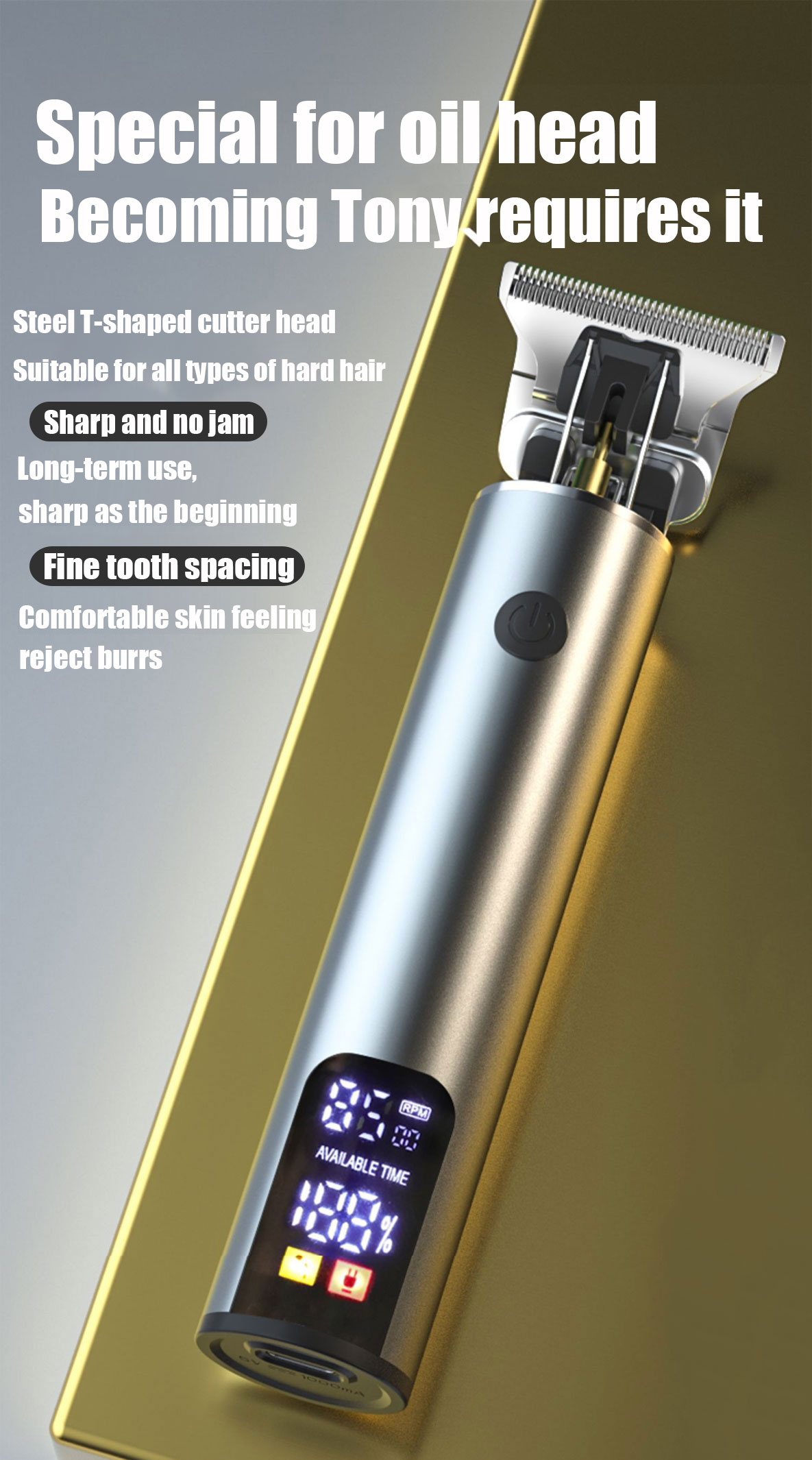 【10 in 1】Vintage Electric Hair Cutting Machine Hair Clipper ...