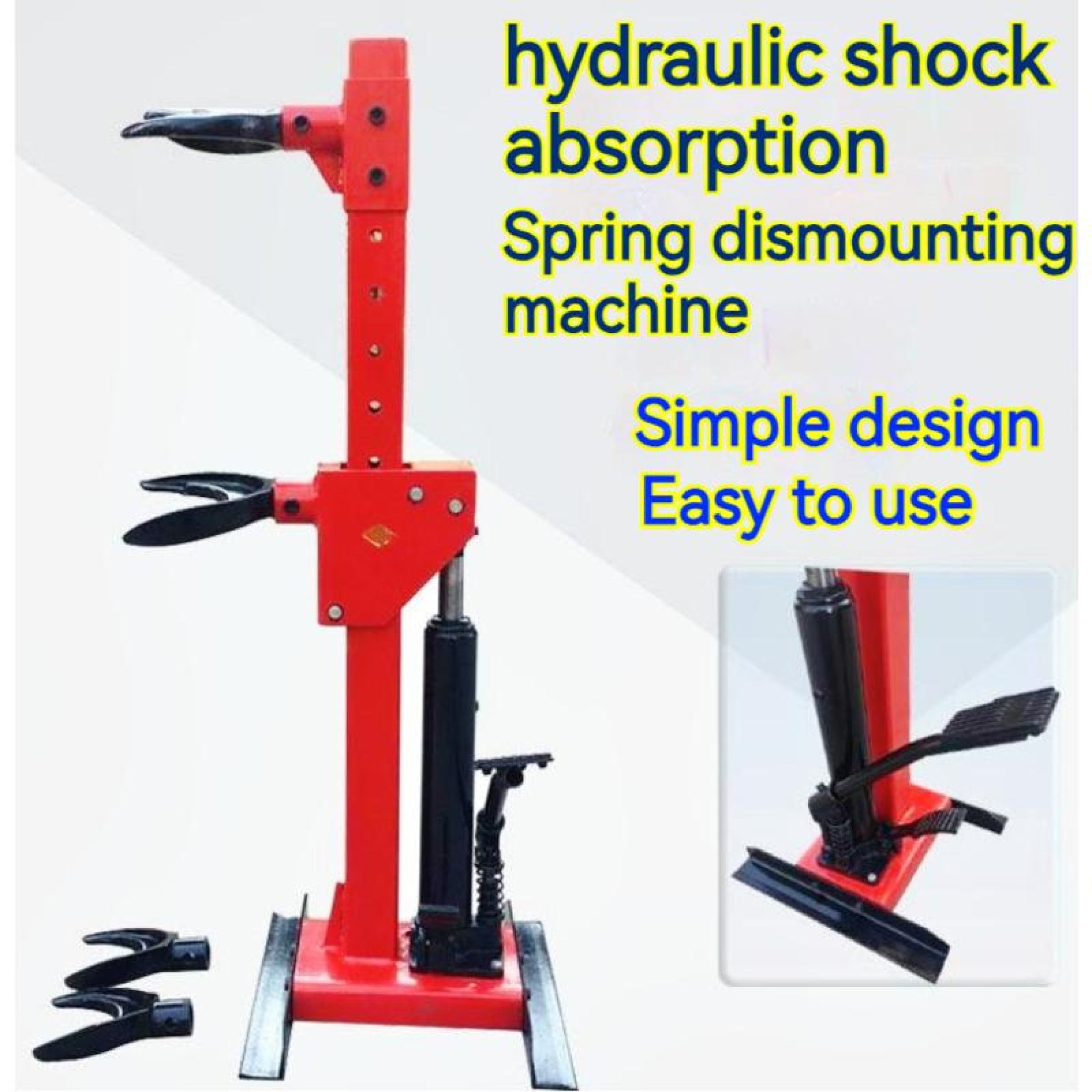Hydraulic shock absorber spring disassembly and assembly machine ...