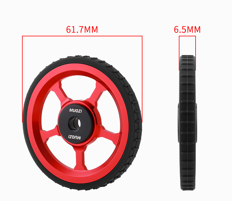 MUQZI Easywheel For Brompton Folding Bike Eazy Wheels Upgraded Widened ...