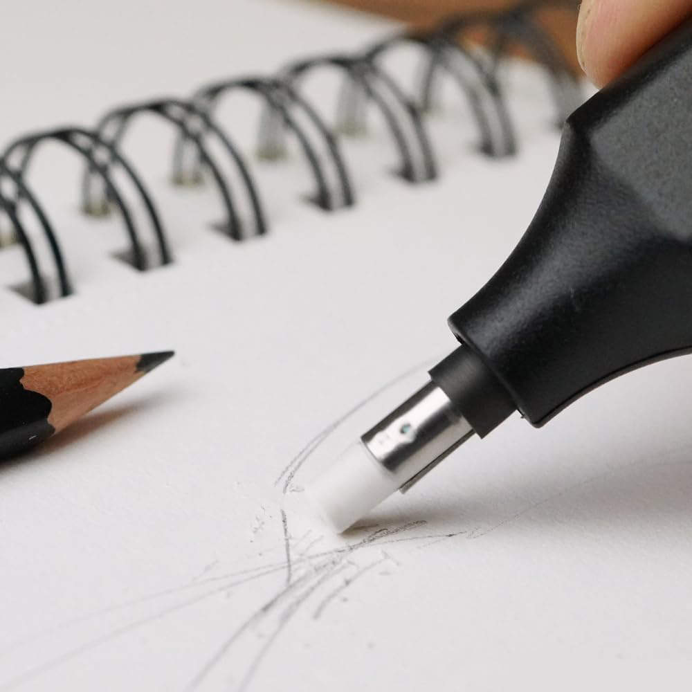 1set Electric Eraser Pencil Without Leaving Marks Art Drawing Automatic ...