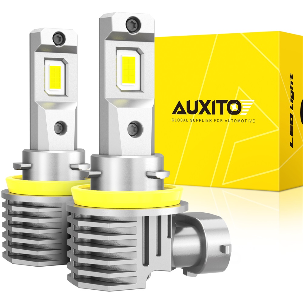 AUXITO 2PCS M6 16000LM 72W H11 Car LED Headlight HB3/9005 H4 Car LED ...