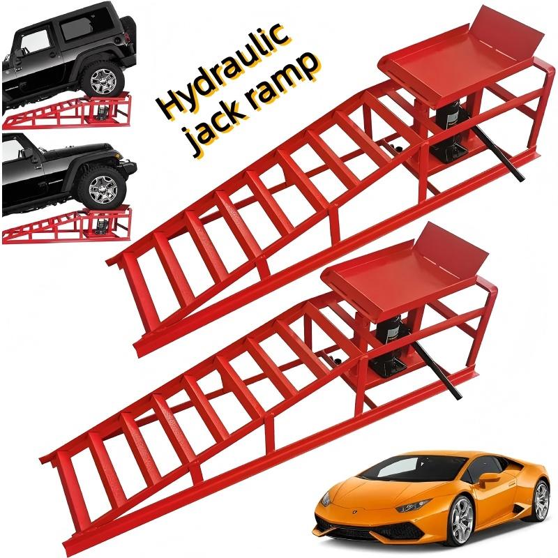 1/2PCS Car Maintenance Ramp, Lifting Ramp, Oil Change ramp,steel ramp ...
