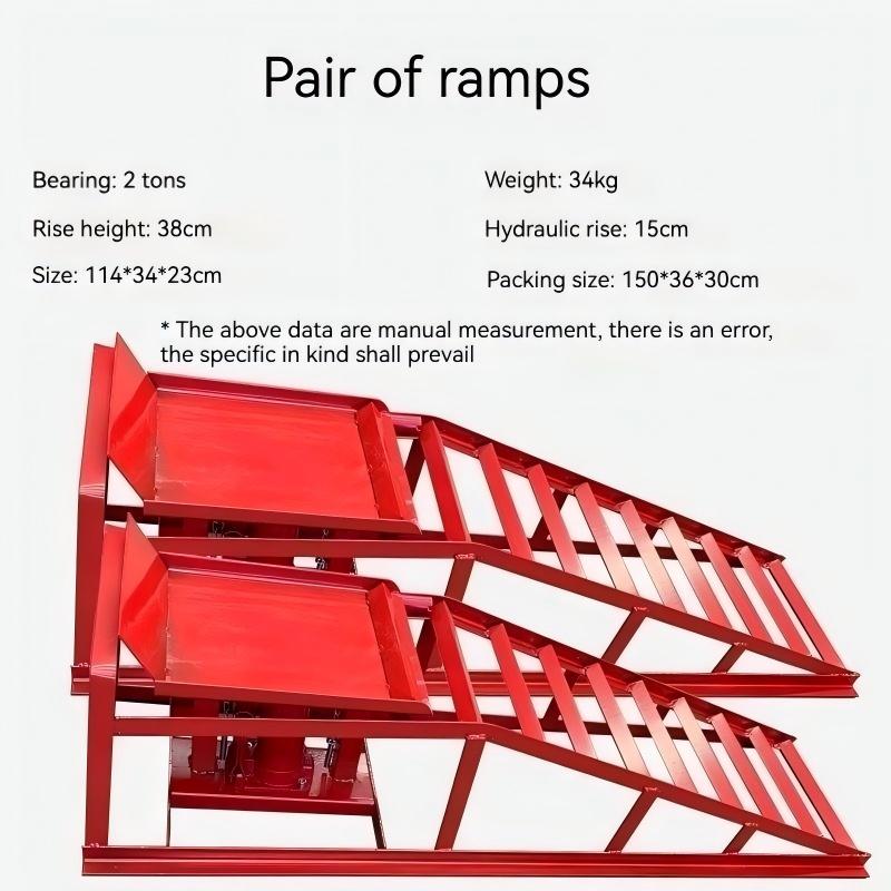 1/2PCS Car Maintenance Ramp, Lifting Ramp, Oil Change ramp,steel ramp ...