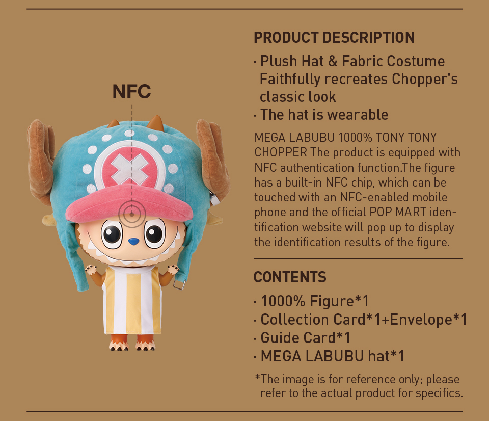 POP MARTMEGA LABUBU 1000% TONY TONY CHOPPER | Shopee Philippines