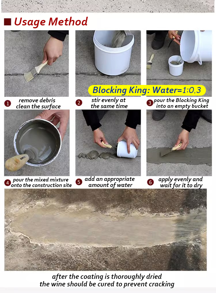 1KG WaterProof Cement Quick drying Air Cepat Kering Leak Water Proofing ...
