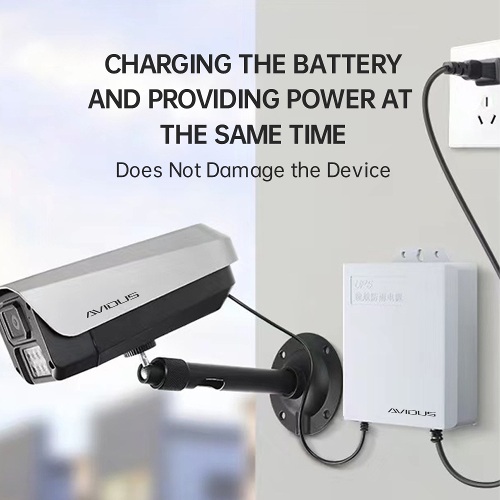 V380 PRO 12V 1.5A Uninterruptible Power Supply Mini UPS Battery Backup ...