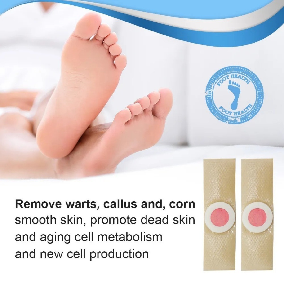 Wart Removal Patches for Feet - Medicated Corn Callus Treatment with ...