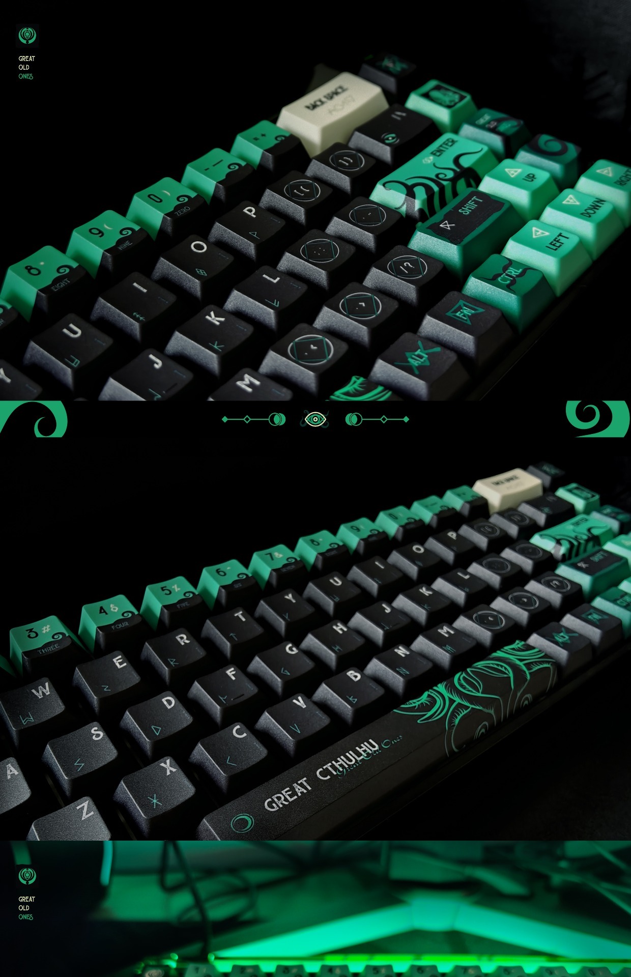 -LW- KEY CERBERUS Cthulhu Keycap Customized Mechanical Keyboard Keycap ...