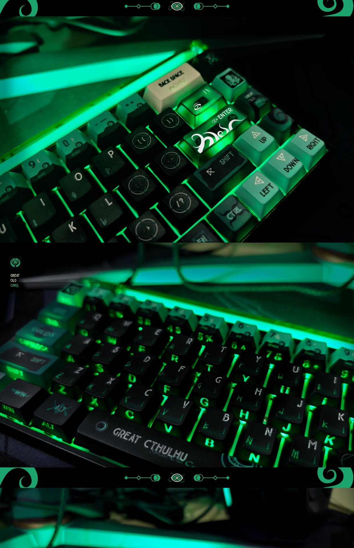 -LW- KEY CERBERUS Cthulhu Keycap Customized Mechanical Keyboard Keycap ...