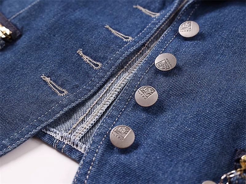 Outer Denim Vest Women Outer Wear Korean Vest Short Style | Shopee ...