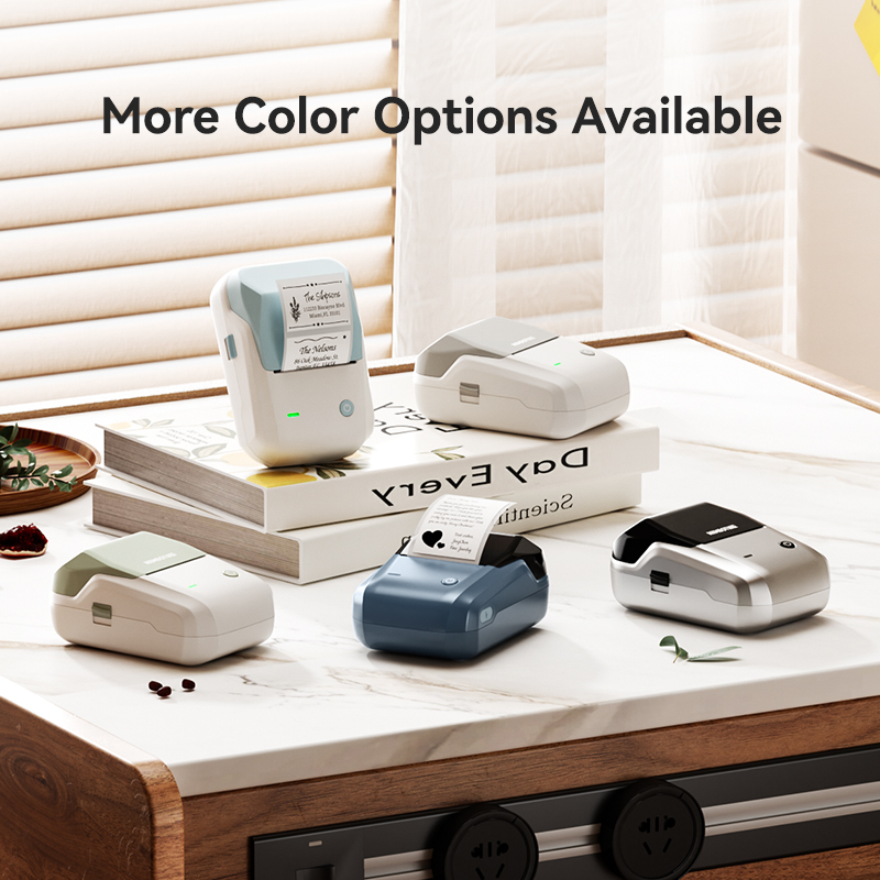 Niimbot B1 Label Printer Portable Bluetooth Smart Label Inkless Label ...