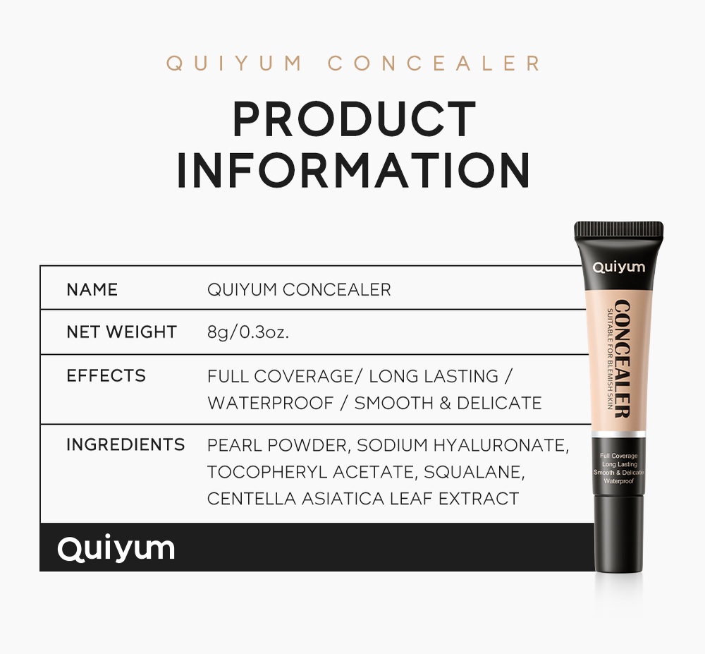 LAMEILA/QUIYUM Concealer Long-lasting Waterproof High Efficiency Primer ...