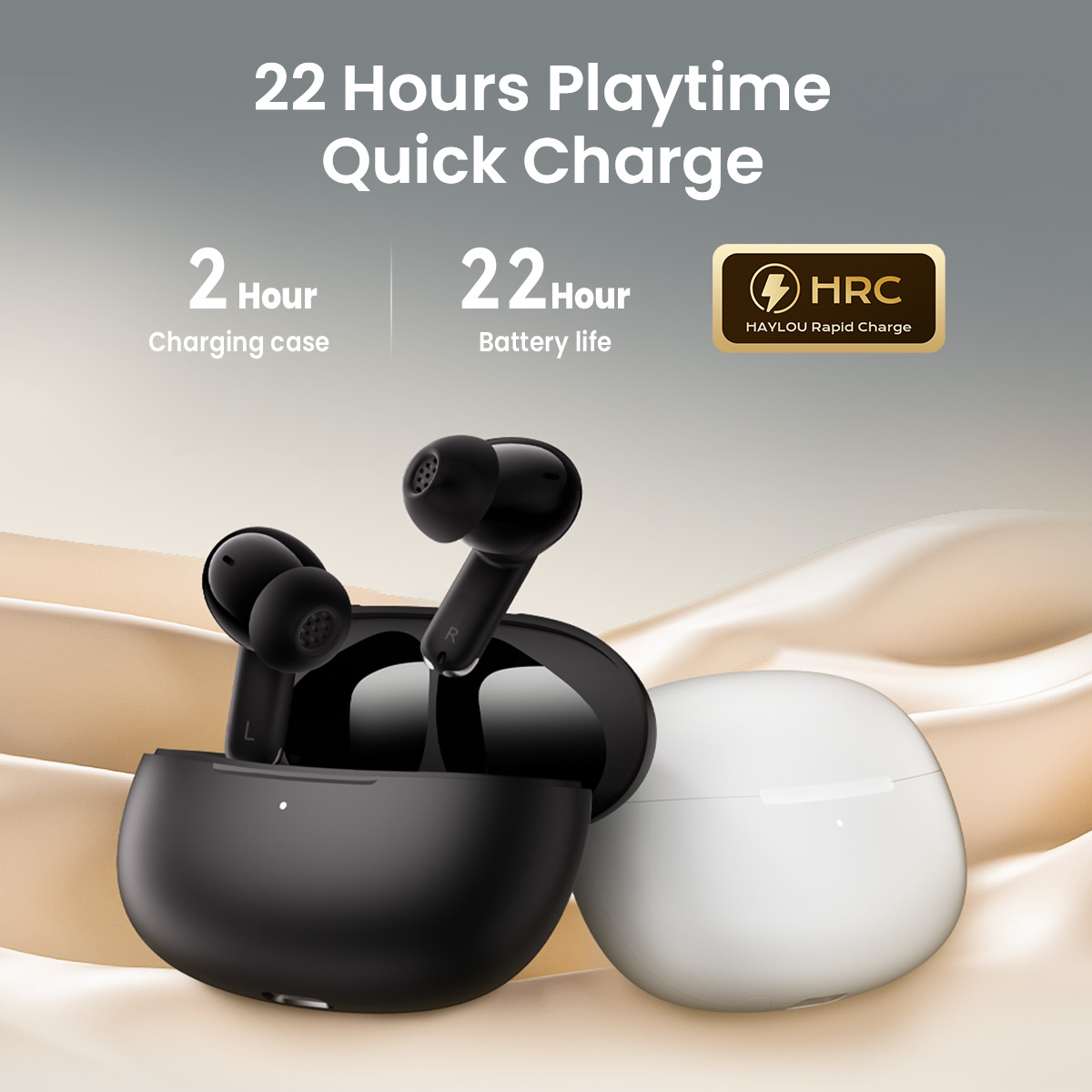 【NEW】Haylou HQ5 Wireless Earbuds 4-mic ENC 22-Hour Battery Bluetooth6.0 Earphones | Shopee ...