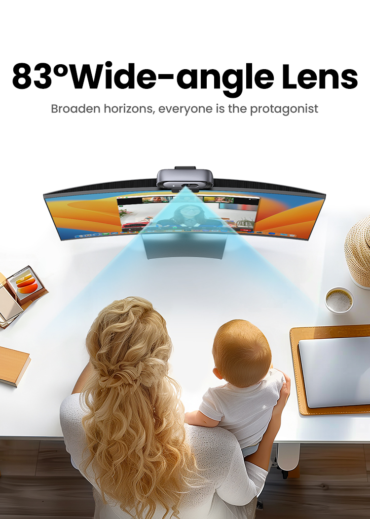 UGREEN Computer USB External Camera 1080P 30FPS 200W Pixels, Fixed ...