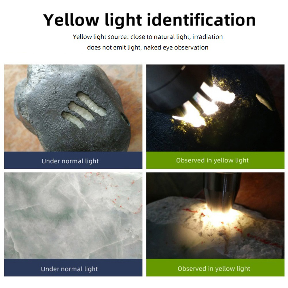 Alonefire SV123 3-In-1 LED Jade Detector Light UV 365nm Emerald Jewelry ...