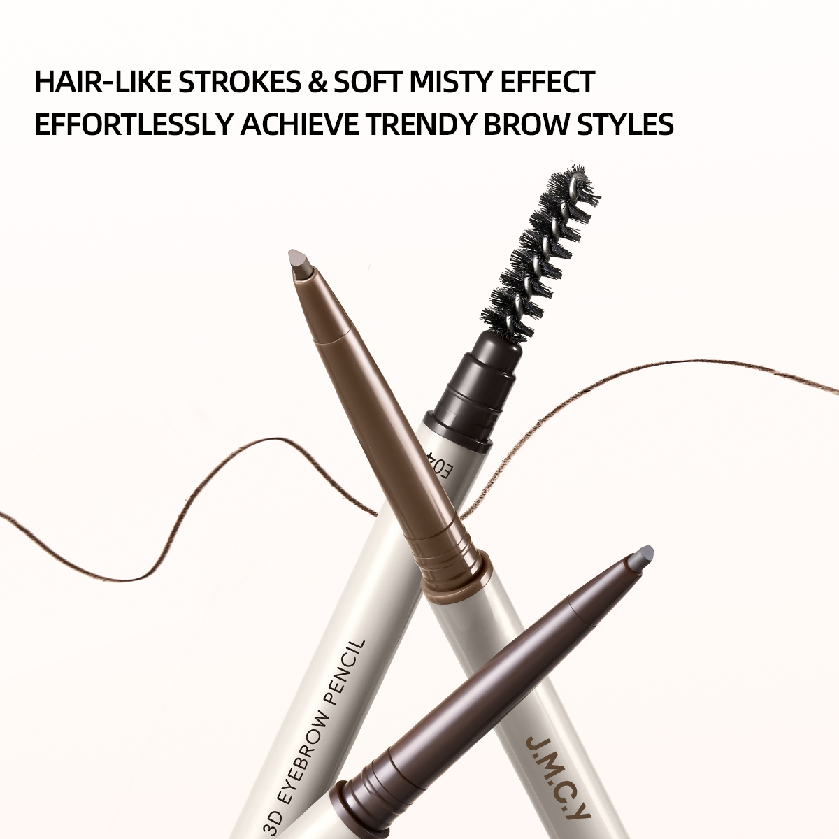 JMCY Ultra-Fine Tip Waterproof Smudge-Proof Eyebrow Pencil Long-Lasting ...