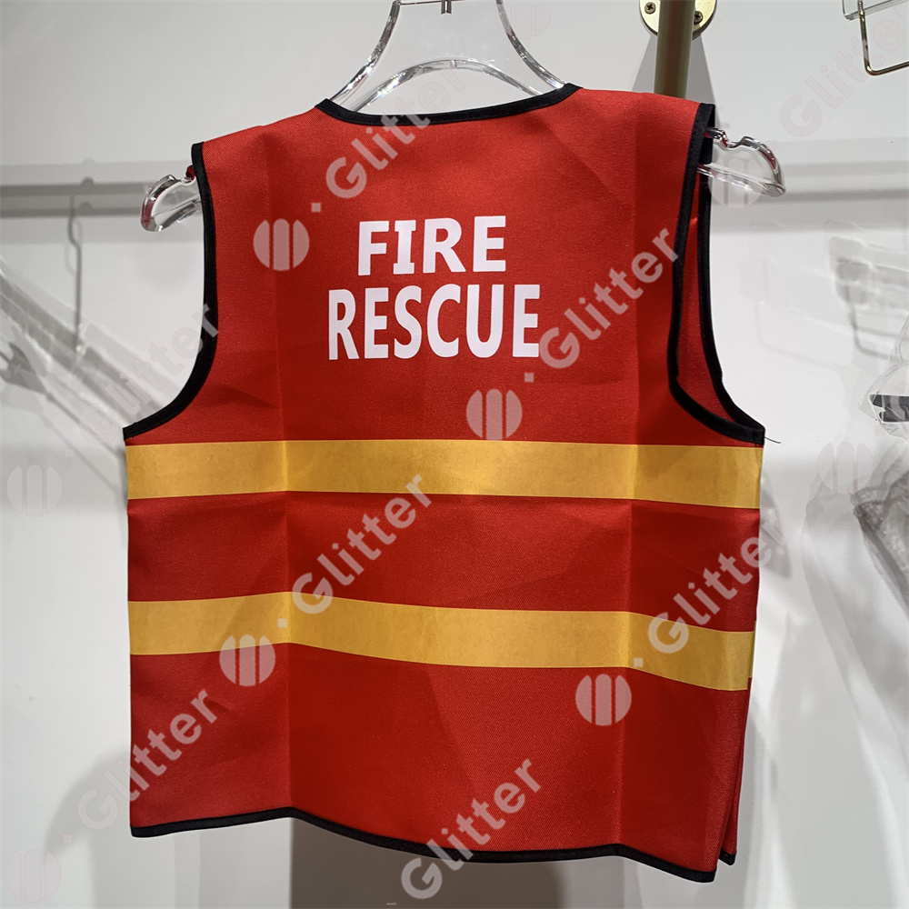 Kids Gift Firefighter Costume for Kids Boy Cosplay Career Little ...