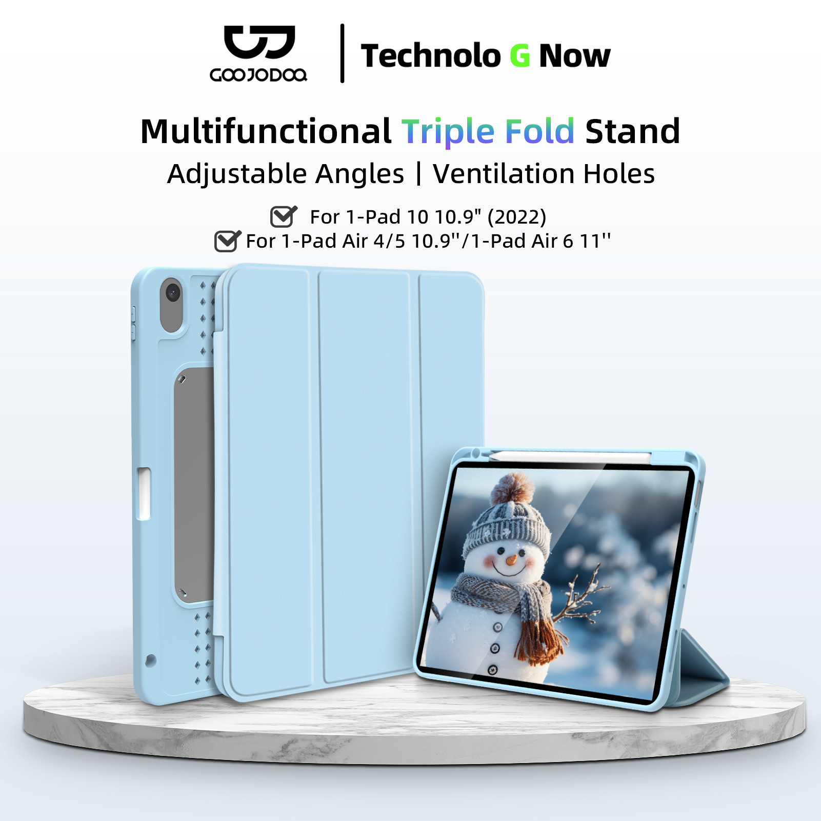 GOOJODOQ For Ipad Case Air 4/5/6 10.9&11 Strong Heat Dissipation ...