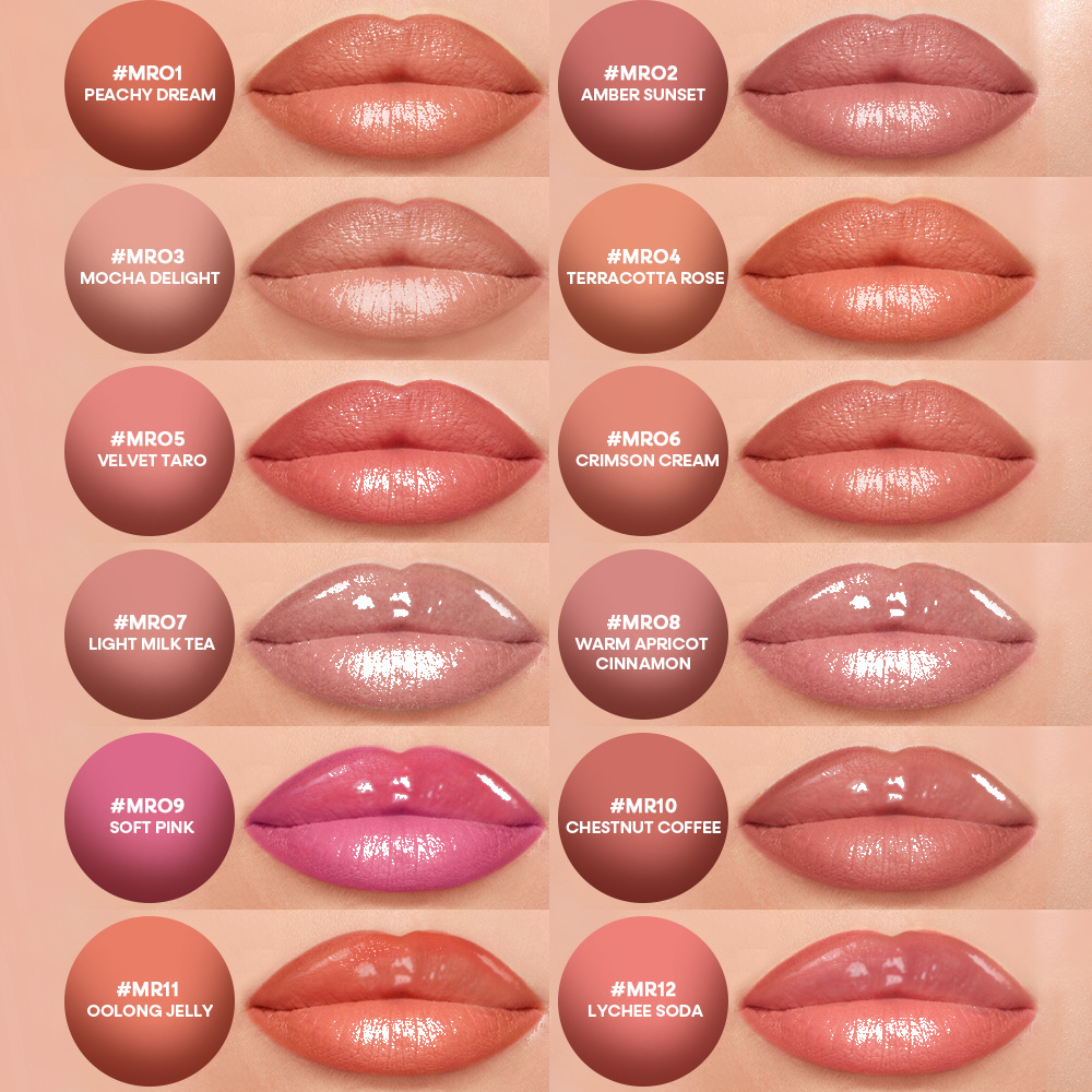 JMCY Long Lasting Lipstick Double Effect Matte Lip Gloss 48 Hours ...