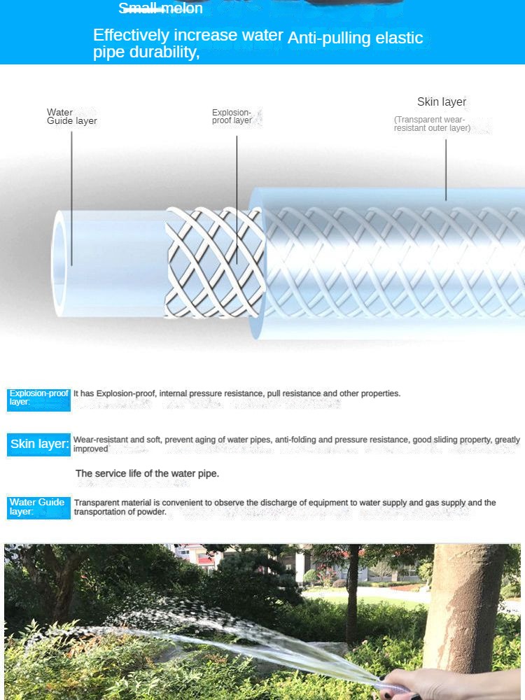 Tap water hose antifreeze snake skin pipe 4 minutes 6 minutes 1 inch ...