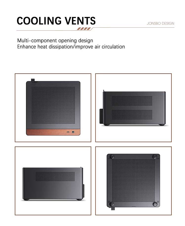 Jonsbo NV10 N10 ITX Mini Desktop Case 3.3mm Aluminum Alloy Chassis ...